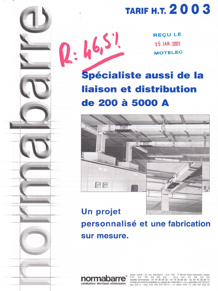 Tarfis Normabarre 2003 | PDF