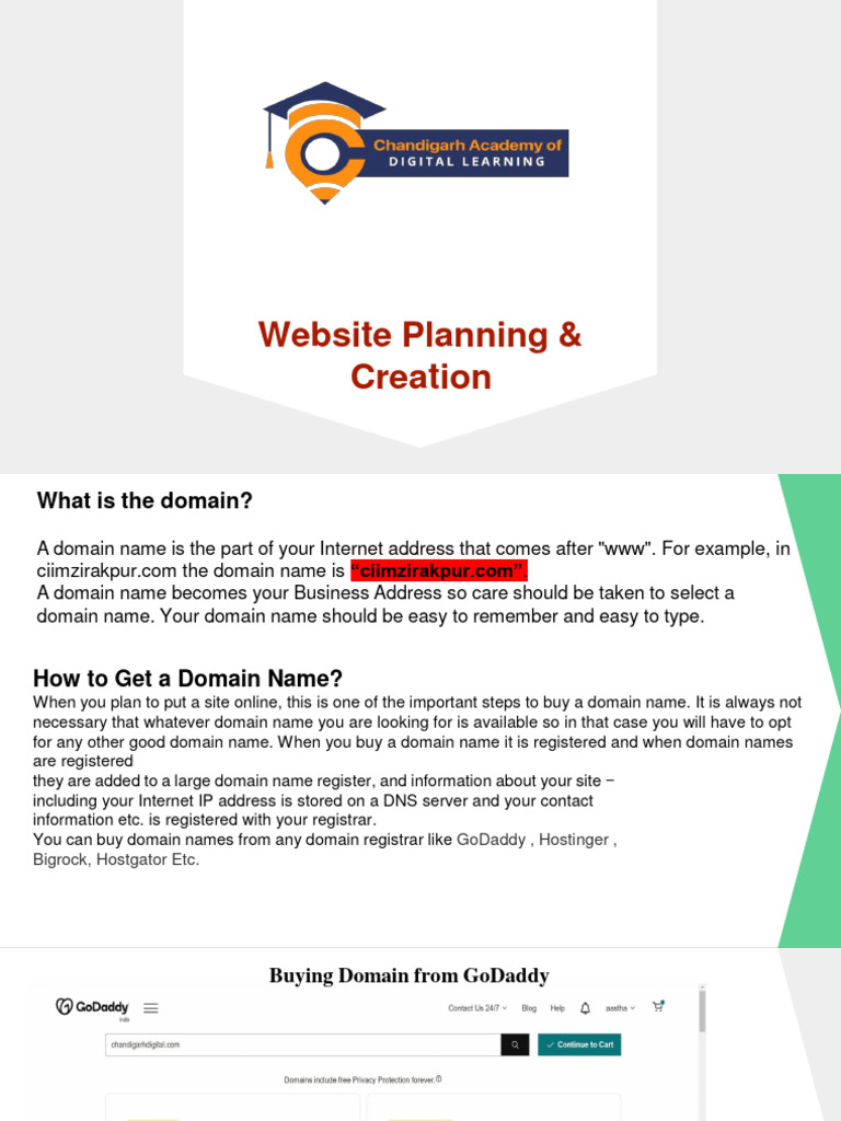Website Design Module | PDF | Domain Name | Word Press