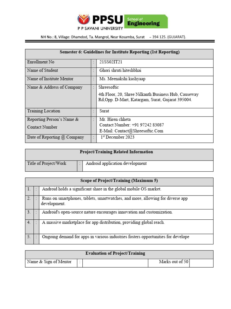 64 DHARMI Reporting 1 | PDF