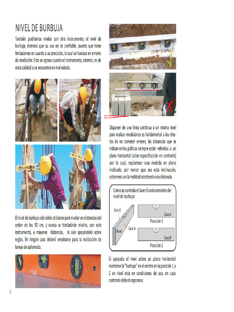 Uso Nivel de Burbuja | PDF
