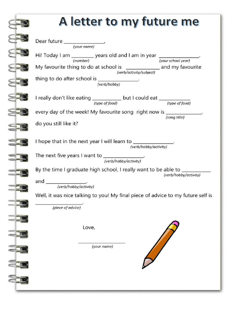 A Letter To The Future Me | PDF