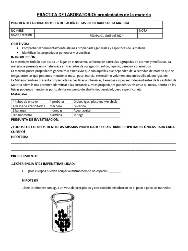 3°practica Prop - Materia | PDF | Importar | Peso