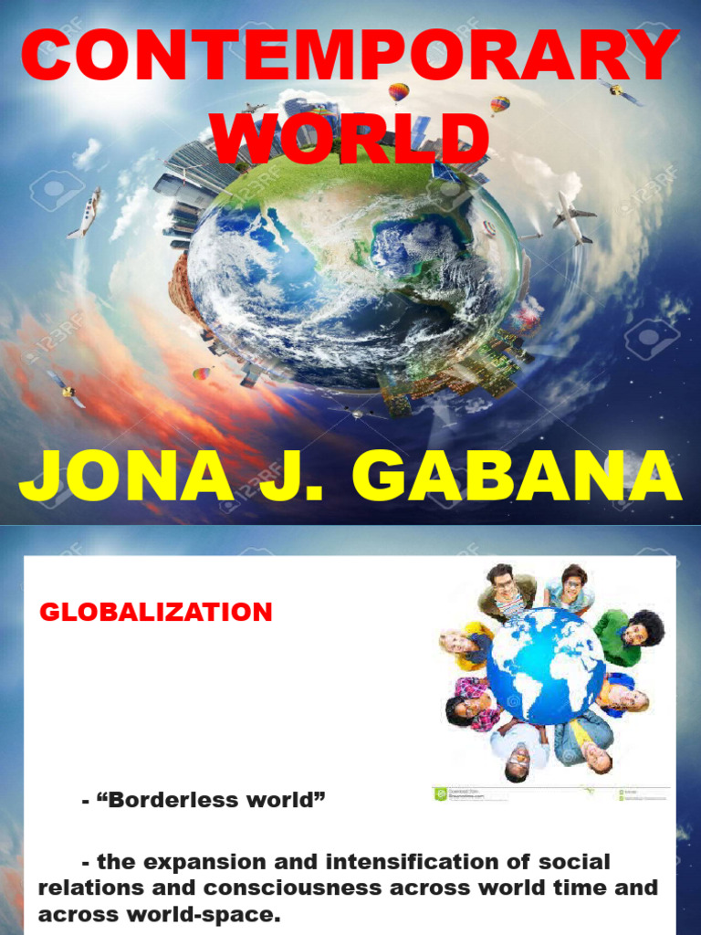 Contemporary-World | PDF | Human Migration | Globalization