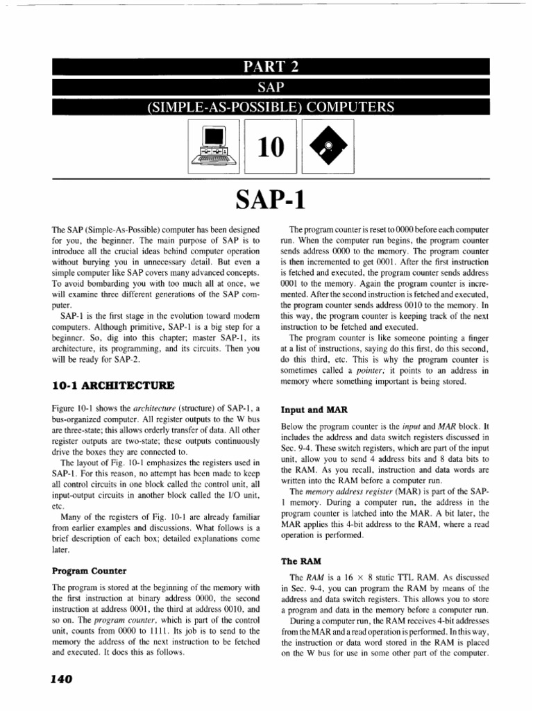 SAP-1 | PDF