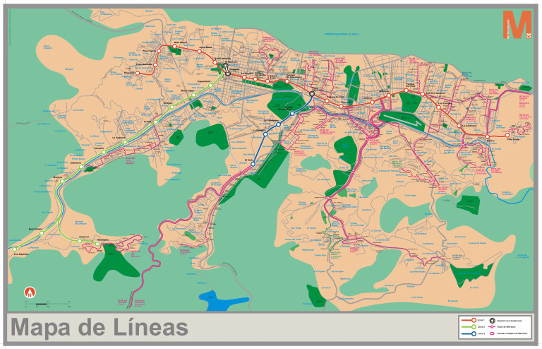 Mapa Metro y Metrobus Ccs | PDF