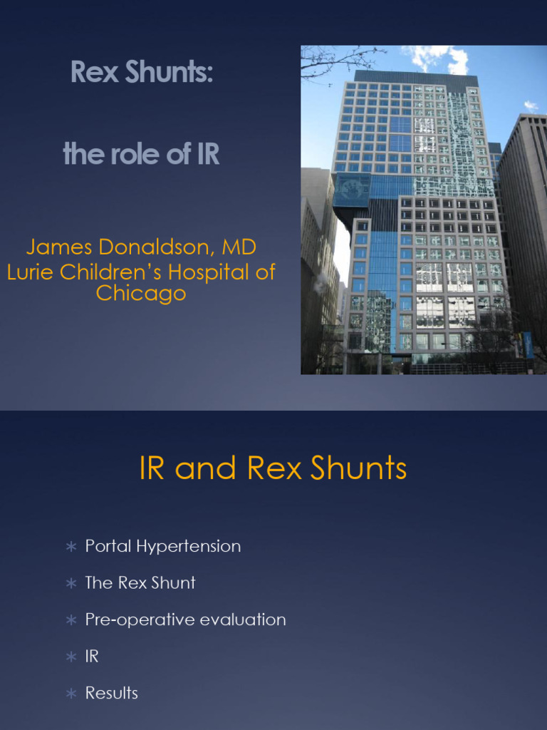 Donaldson Rex Shunt | PDF | Vein | Cardiovascular System