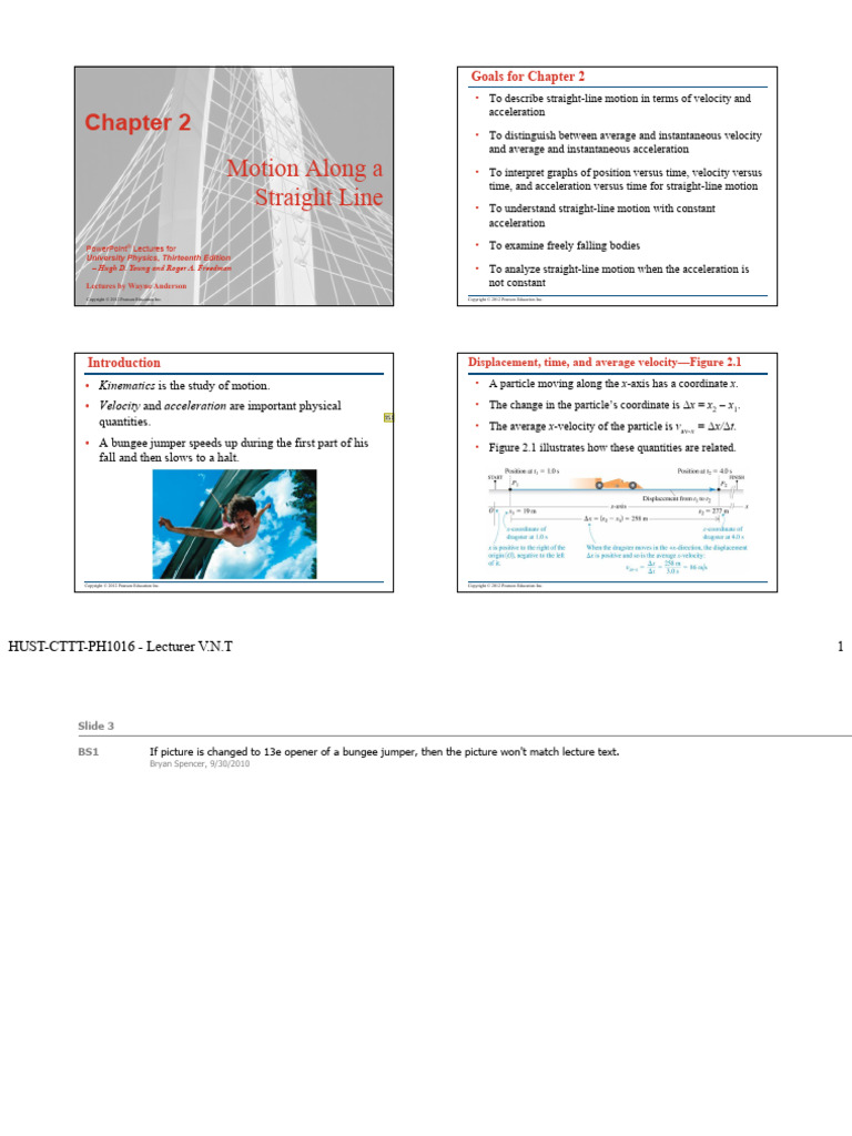 02_Lecture_Outline | PDF | Acceleration | Velocity