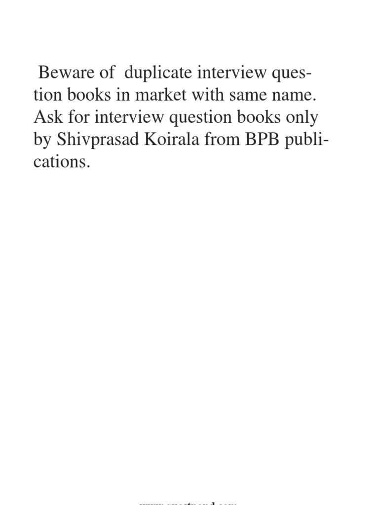 Sample Dot Net Interview Question Book Pdf Component Object Model Class Computer Programming