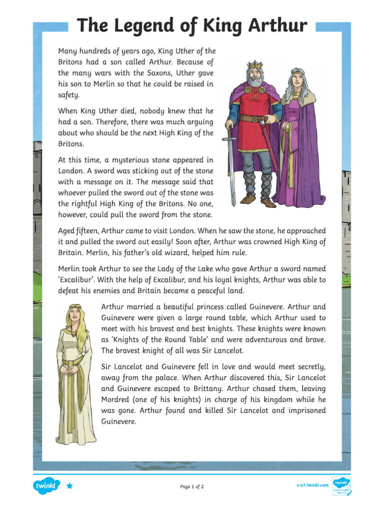 History The Legend of King Arthur | PDF