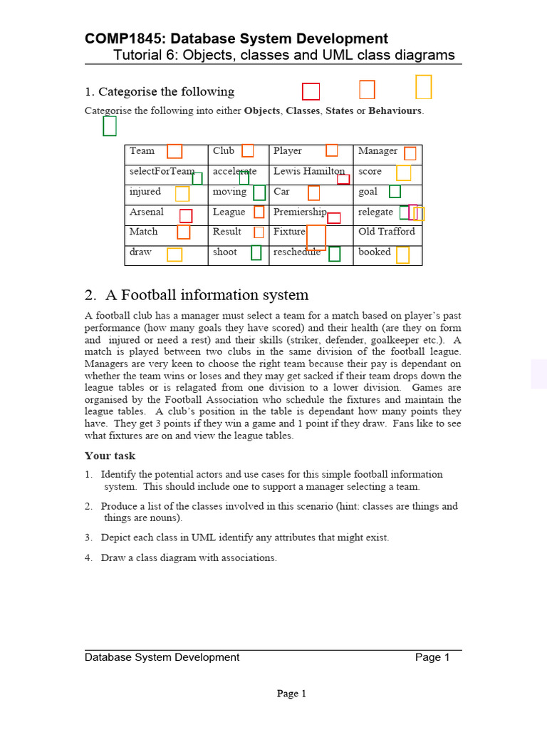 SD Tutorial Classes (Students) | PDF | Class (Computer Programming) | Linguistics