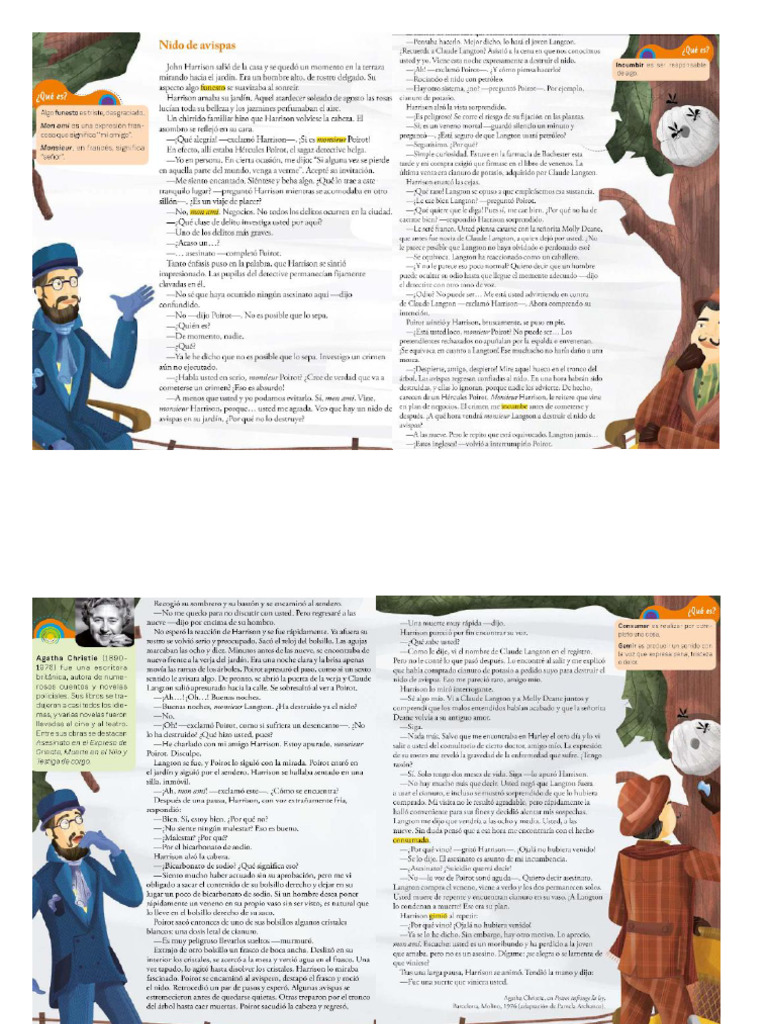 Cuento Policial NIDO DE AVISPA | PDF