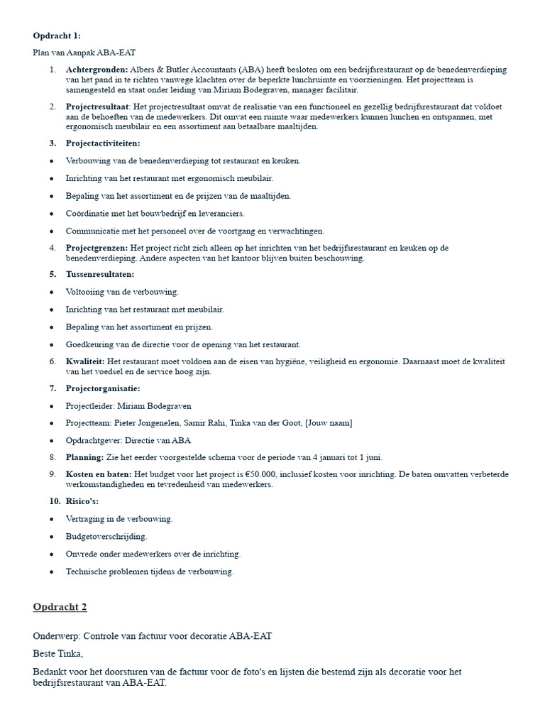 Opdracht Presenteren Van Rapporten 32081FA330 - 04 | PDF