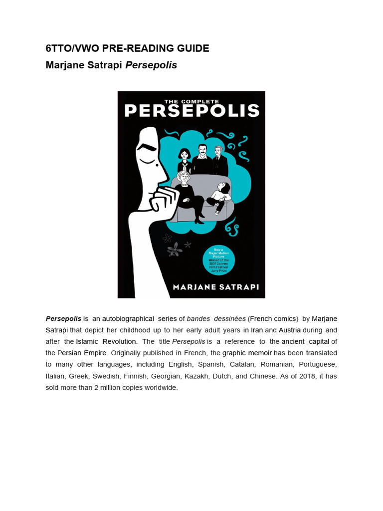 Persepolis Guide | PDF | Iranian Revolution | Mohammad Reza Pahlavi