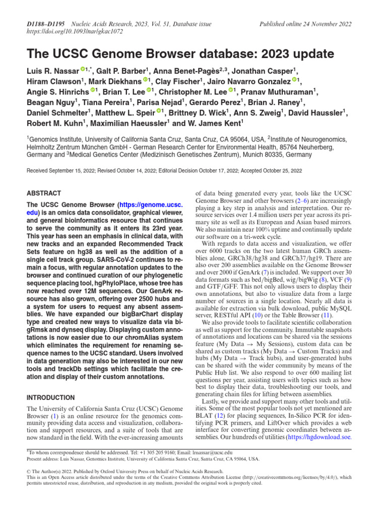 Lectura Complementaria 3 | PDF | National Center For Biotechnology Information | Biotechnology