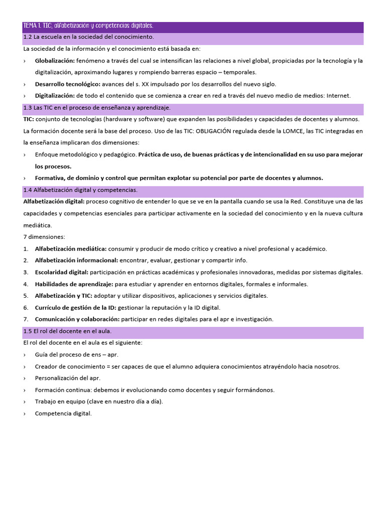 Resum Idees Clau. | PDF