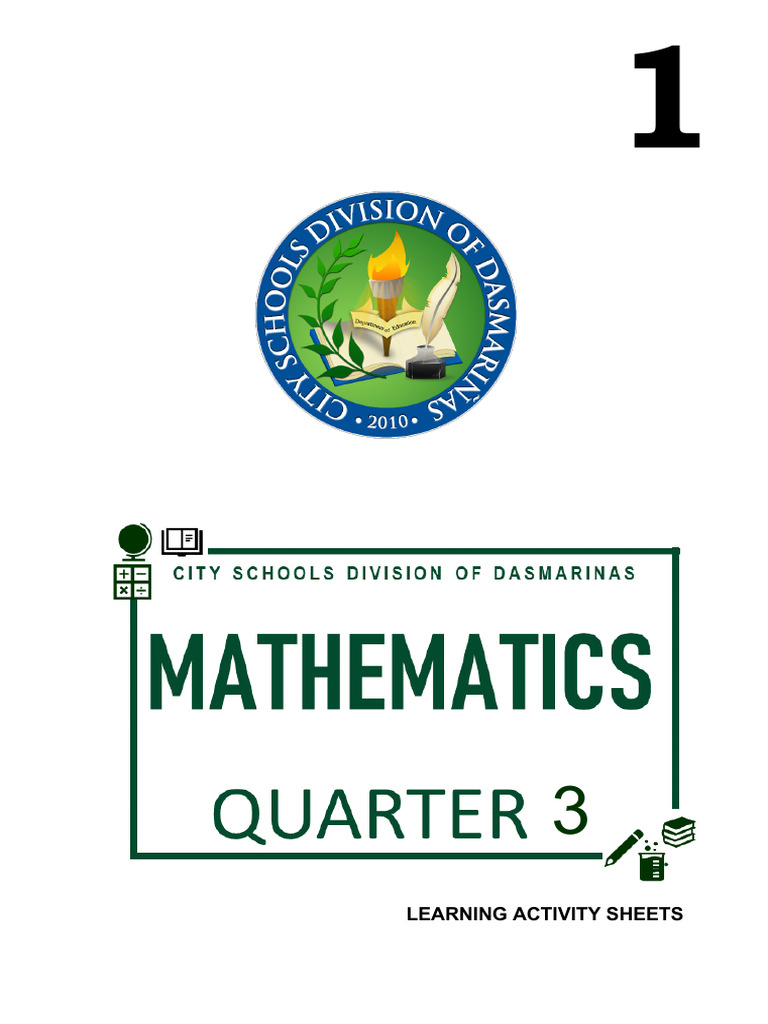 Q3 - Math1-Learning Activity | PDF