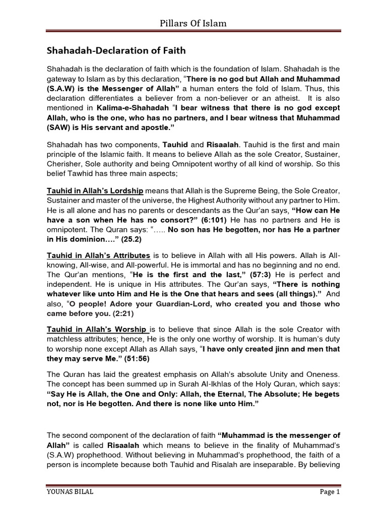 Pillars of Islam Booklet 22 | PDF | Hajj | Prophets And Messengers In Islam