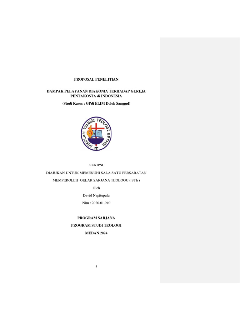 LAPORAN PROPOSAL Bab 1 - 3, DN | PDF | Sains & Matematika