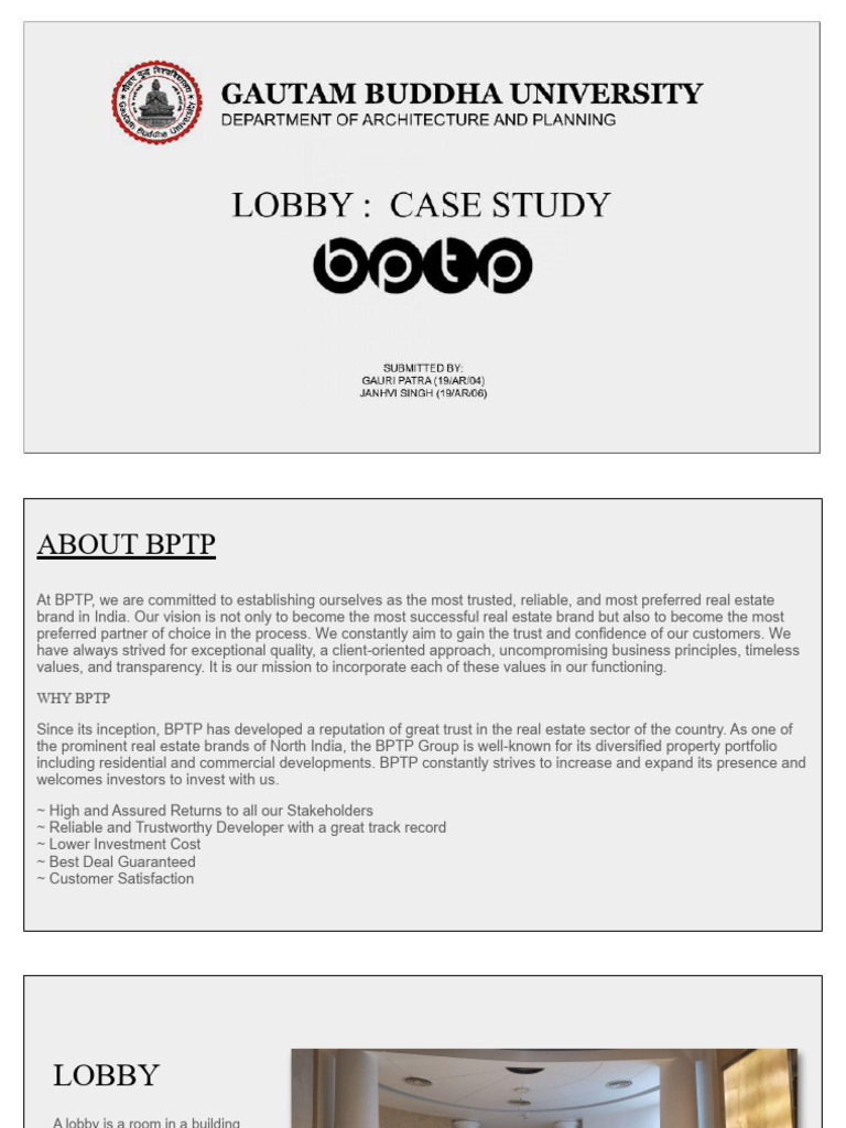 Lobby Case Study | Download Free PDF | Brand