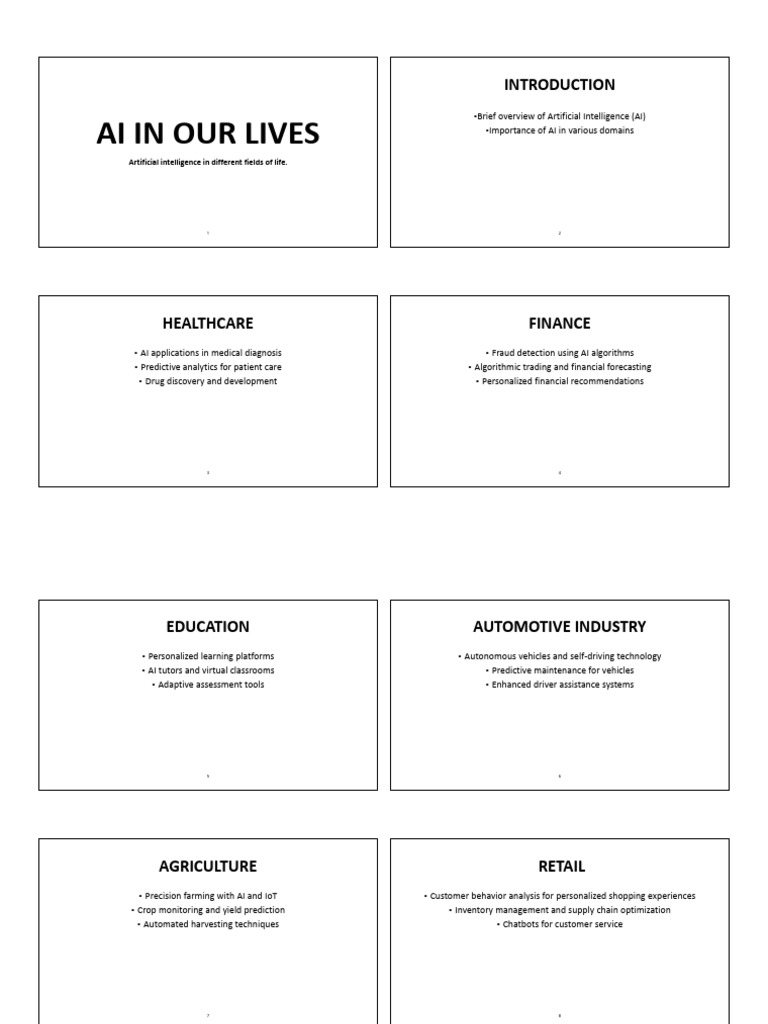 AI IN OUR LIVES-merged-numbered | PDF | Artificial Intelligence ...