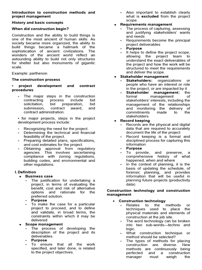 CMPM Reviewer | Download Free PDF | Project Management | Business