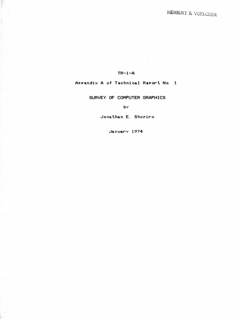 A .... Endix A of Techni Cal Re .. Ort No. 1: Herbert | PDF | Computer ...