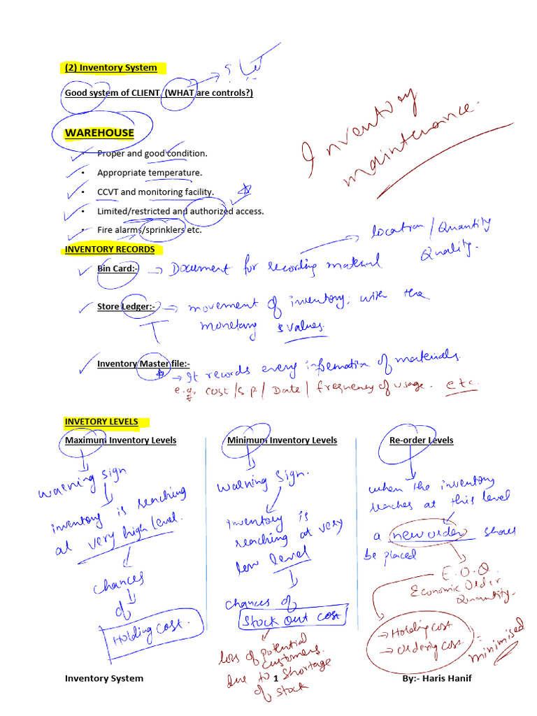 6) Inventory System | PDF | Inventory | Warehouse