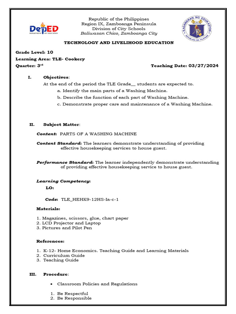 Daily Lesson Plan Detailed Template | PDF | Learning | Cognitive Science