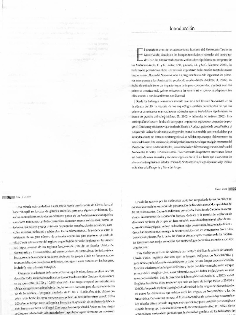 Dillehay 2004 - Monteverde | PDF