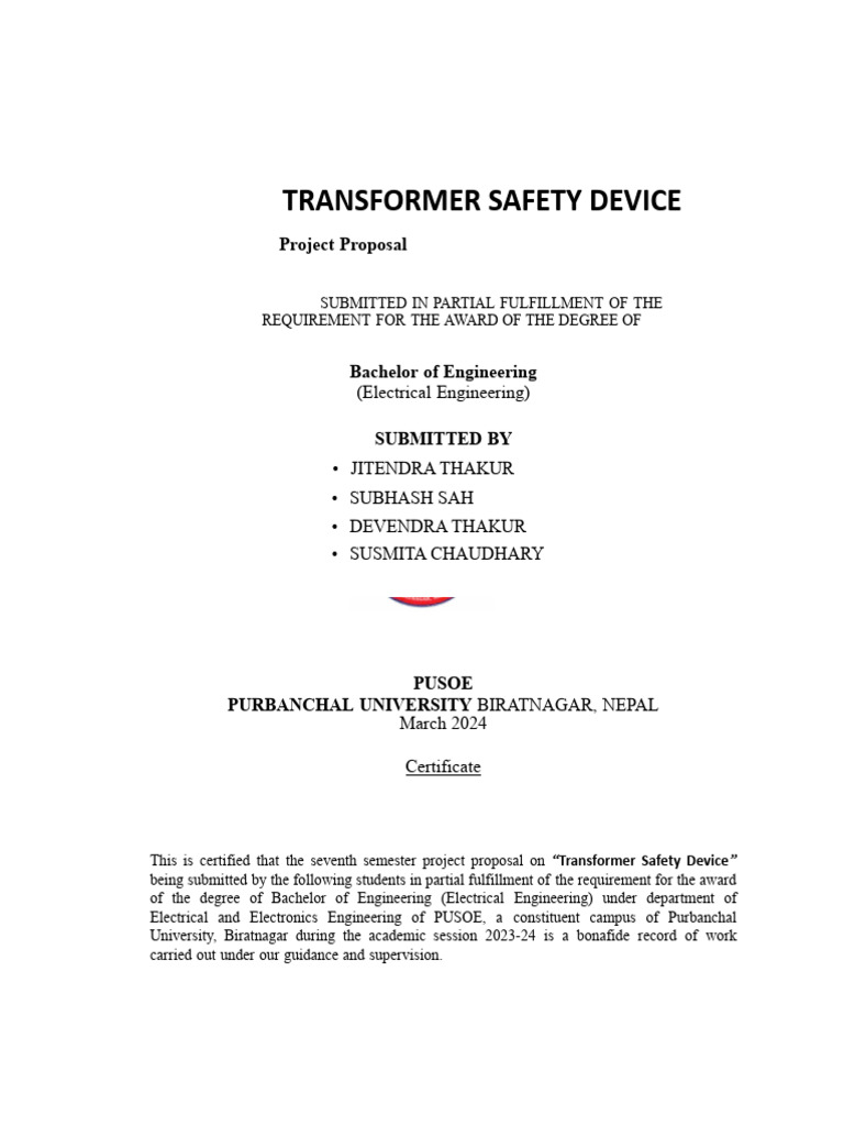 Transformer Safety Device | PDF | Electronic Component | Direct Current