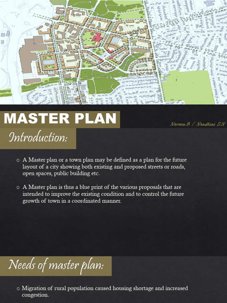 MASTER PLAN | PDF | Urban Planning | Warehouse
