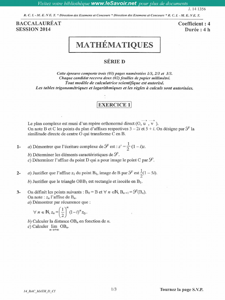 14_BAC_MATH_D_CI | PDF
