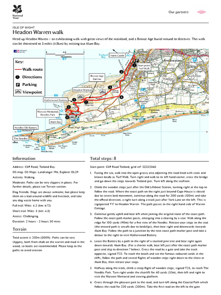 Headon Warren Walk Walking | PDF