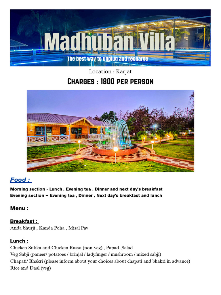 Madhuban-Villa | PDF