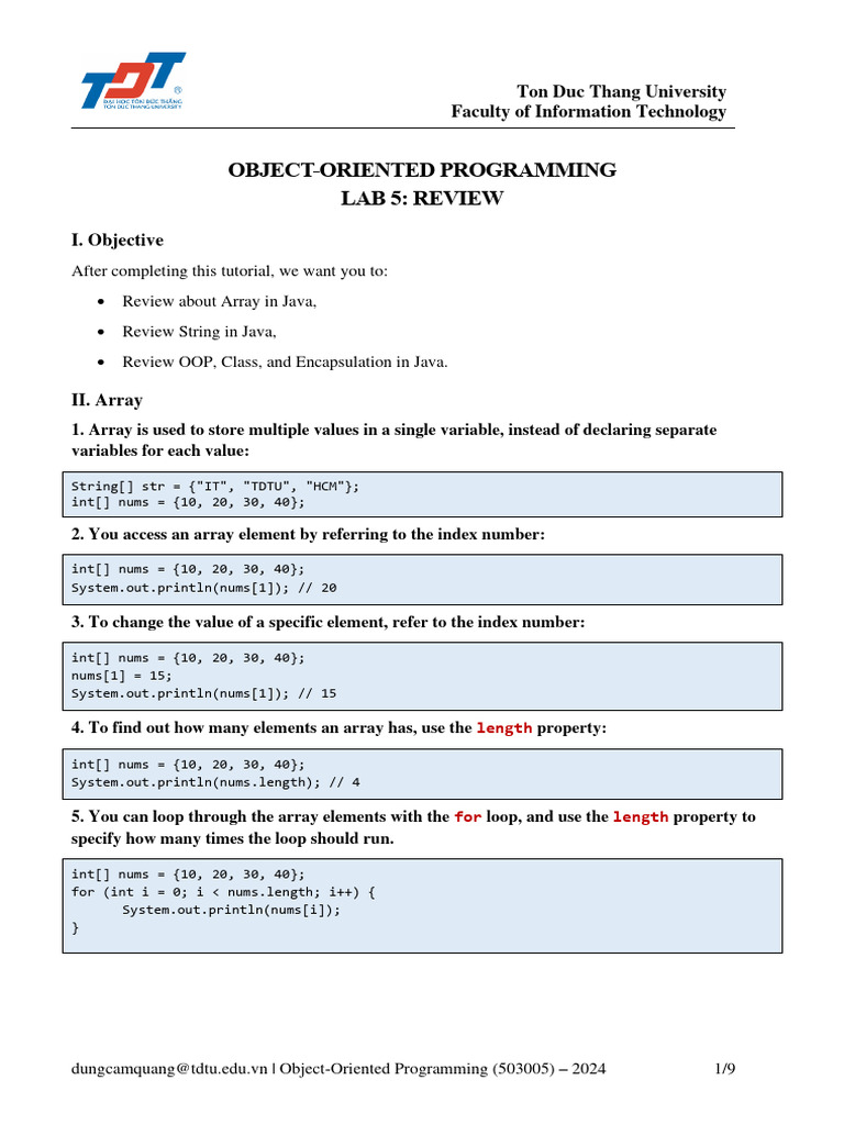 Lab 5 Pdf Method Computer Programming Constructor Object Oriented Programming