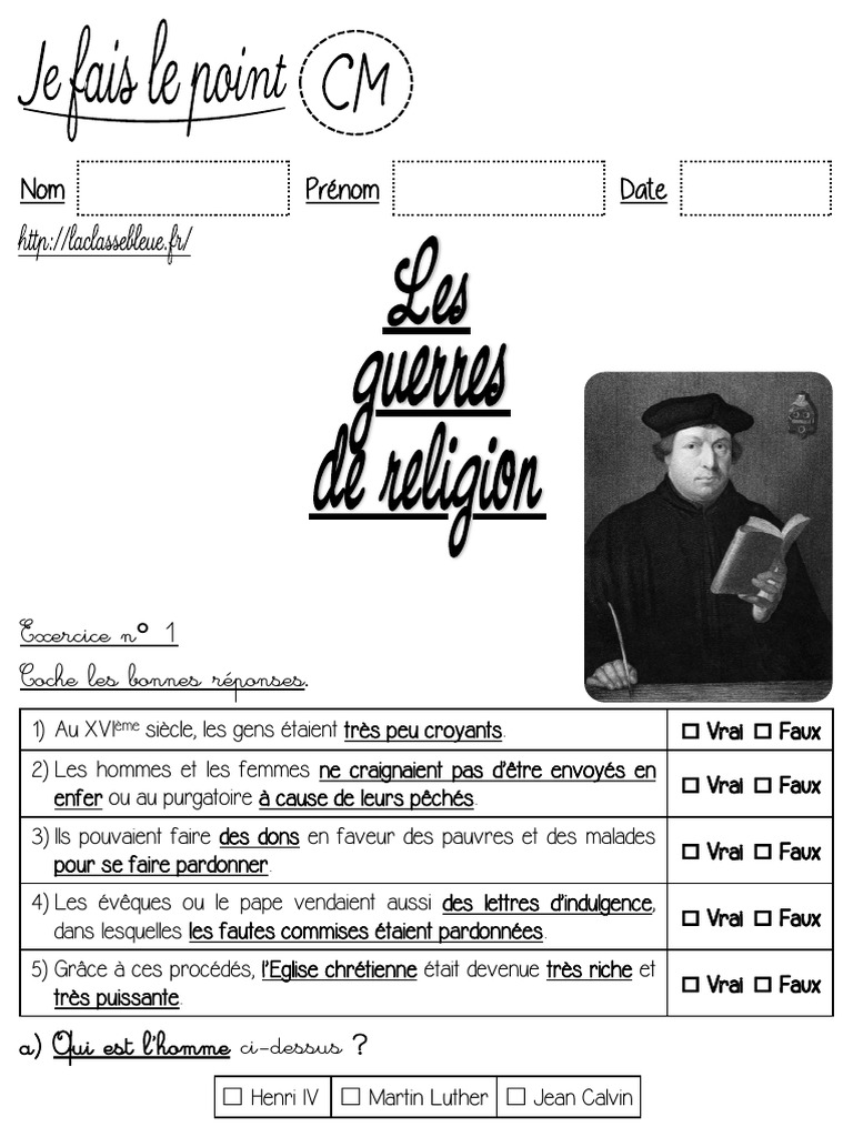 Guerres de religion en France | PDF | Protestantisme | Église catholique