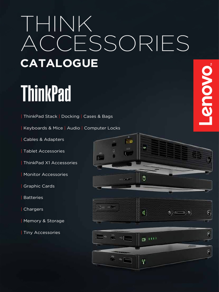 ThinkPad Accessories Catalogue Overview | PDF | Hdmi | Usb