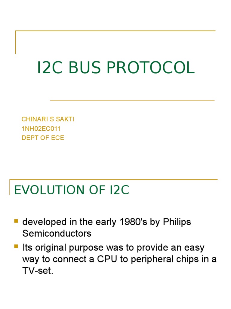 12c Bus Protocol | PDF | Computer Networking | Computer Engineering