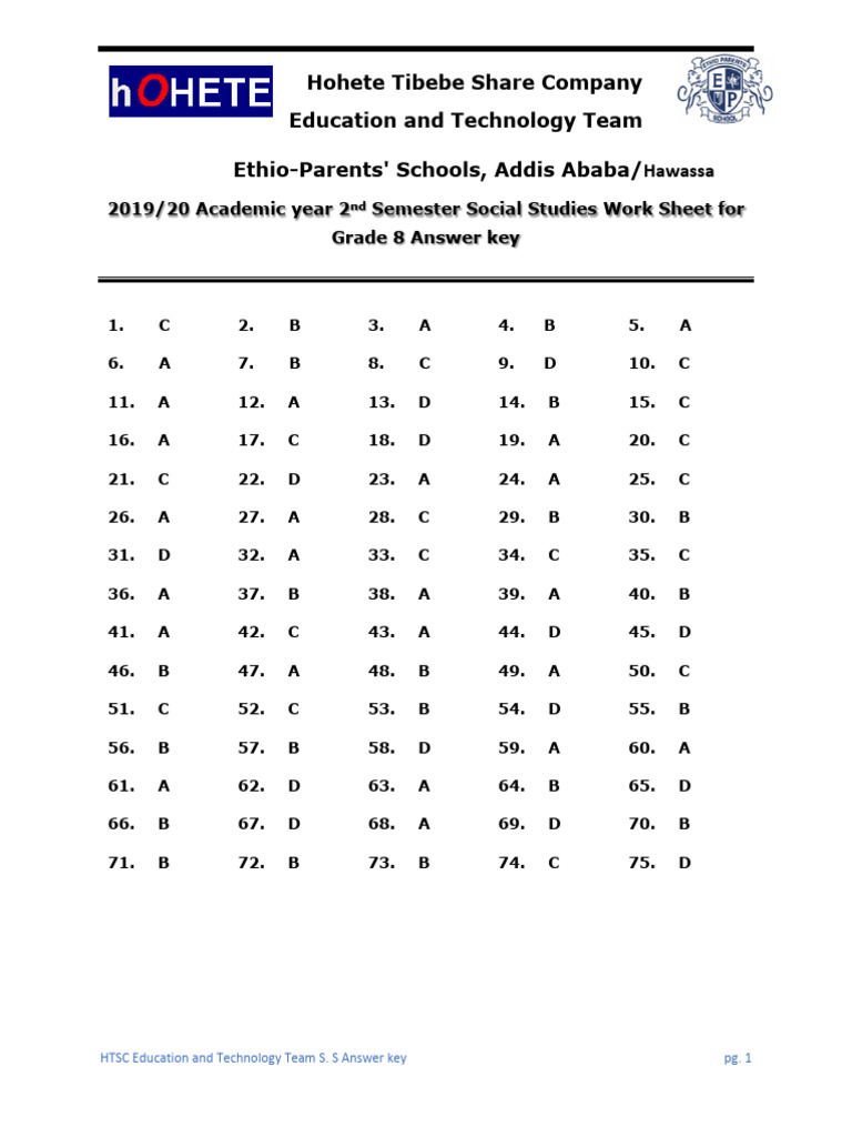 Answer Key Social Studies GR 8 | PDF | Justice | Crime & Violence
