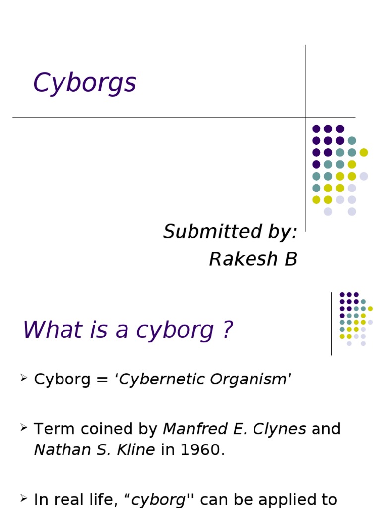 Cyborgs | PDF | Cyborg