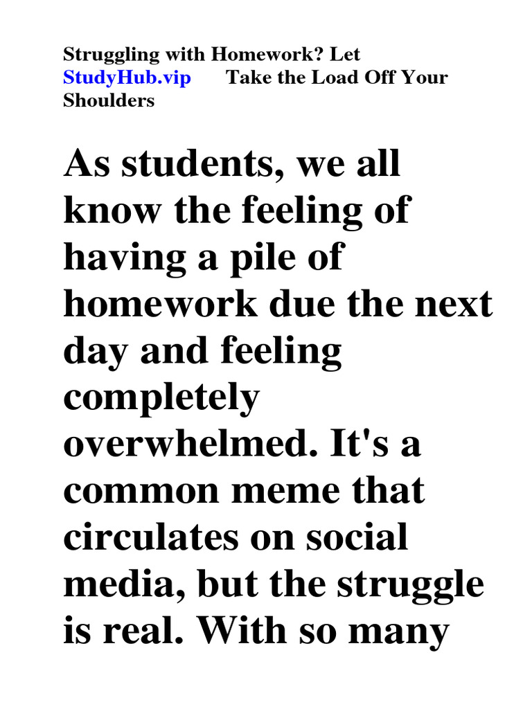 Homework Due Meme | PDF | Homework | Psychology