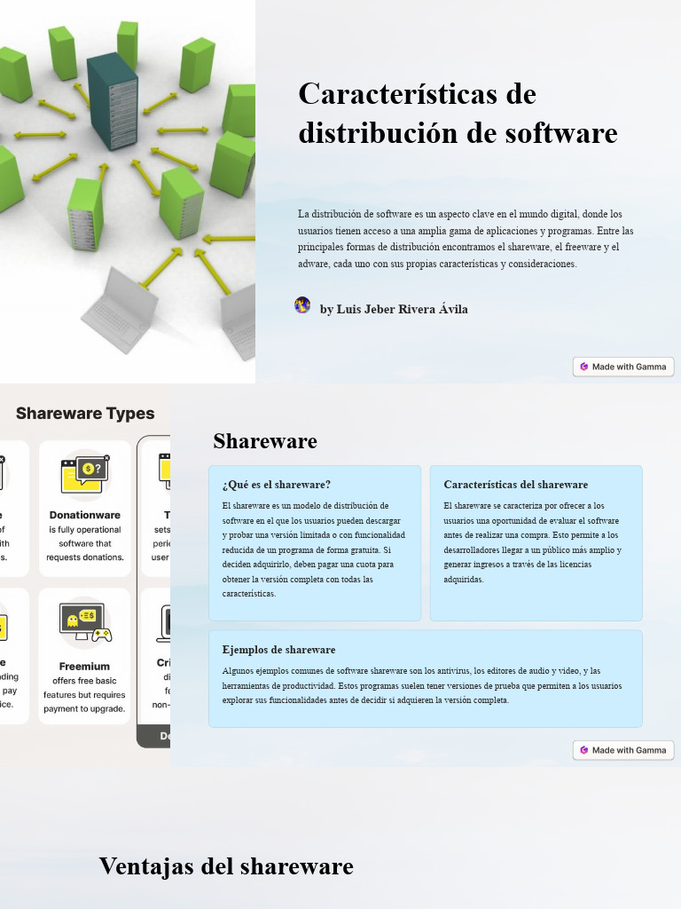 Características del Shareware y Freeware | PDF | Software | Informática