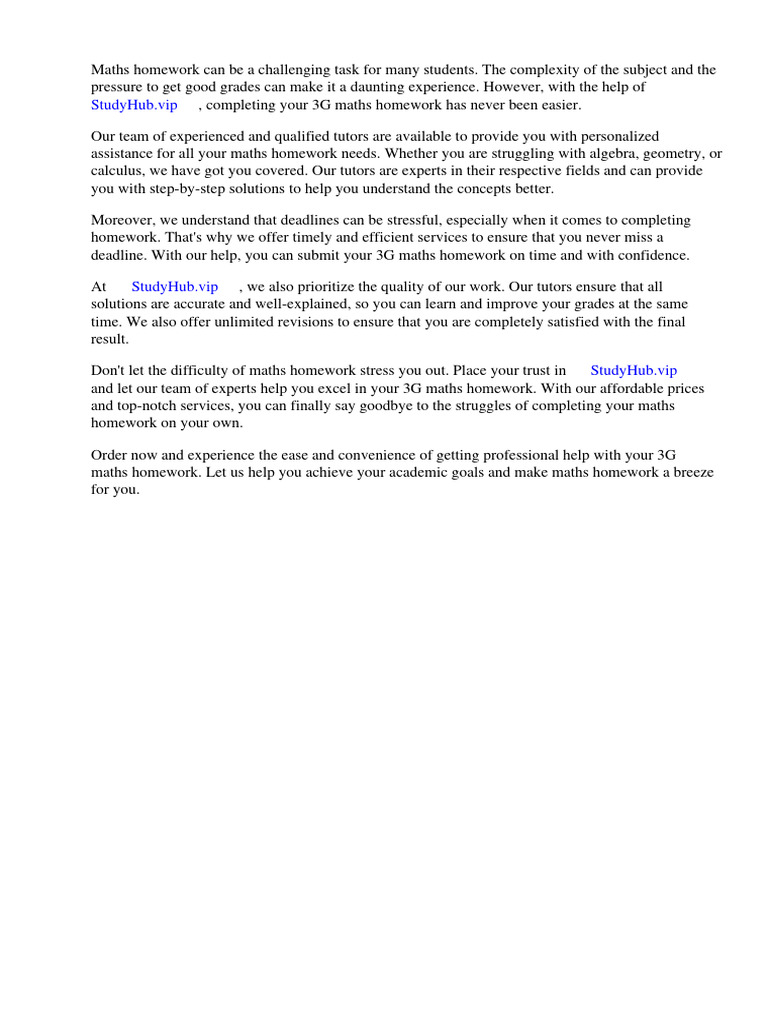 3g Maths Homework Pdf Mathematics Homework