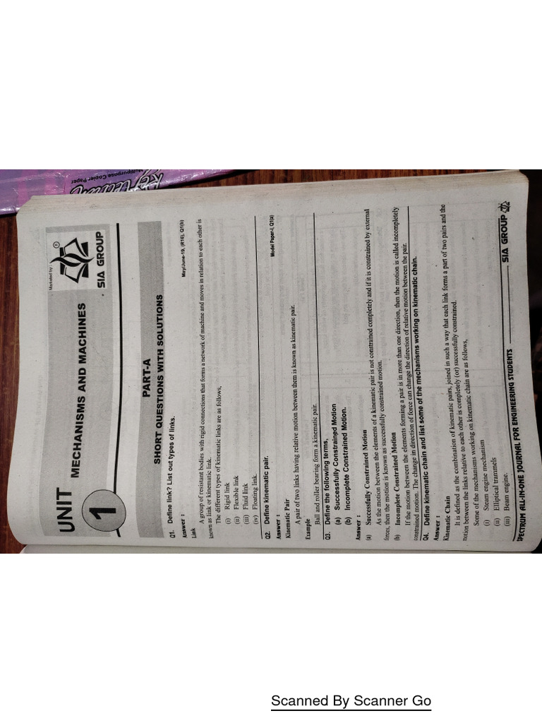 Kinematics of Machinery Spectrum | PDF | Image Scanner | Sources