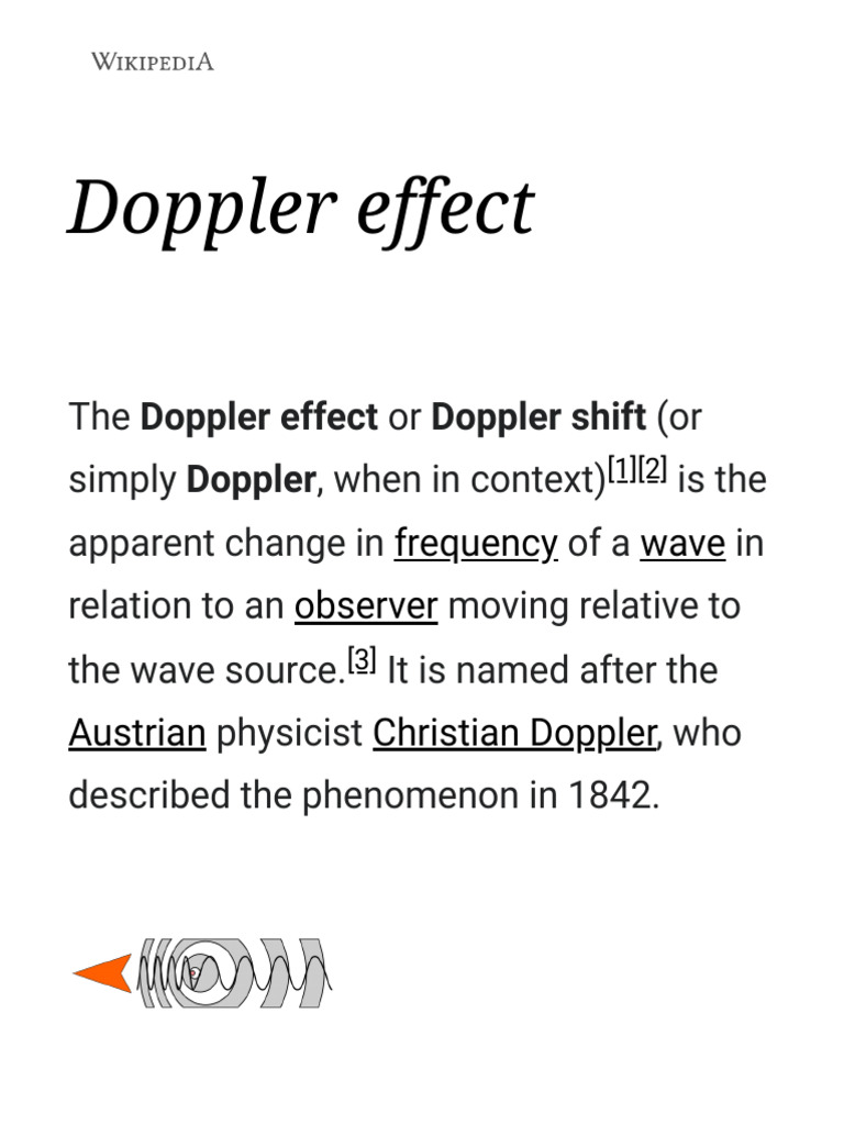 Doppler Effect - Ok | PDF | Doppler Effect | Redshift