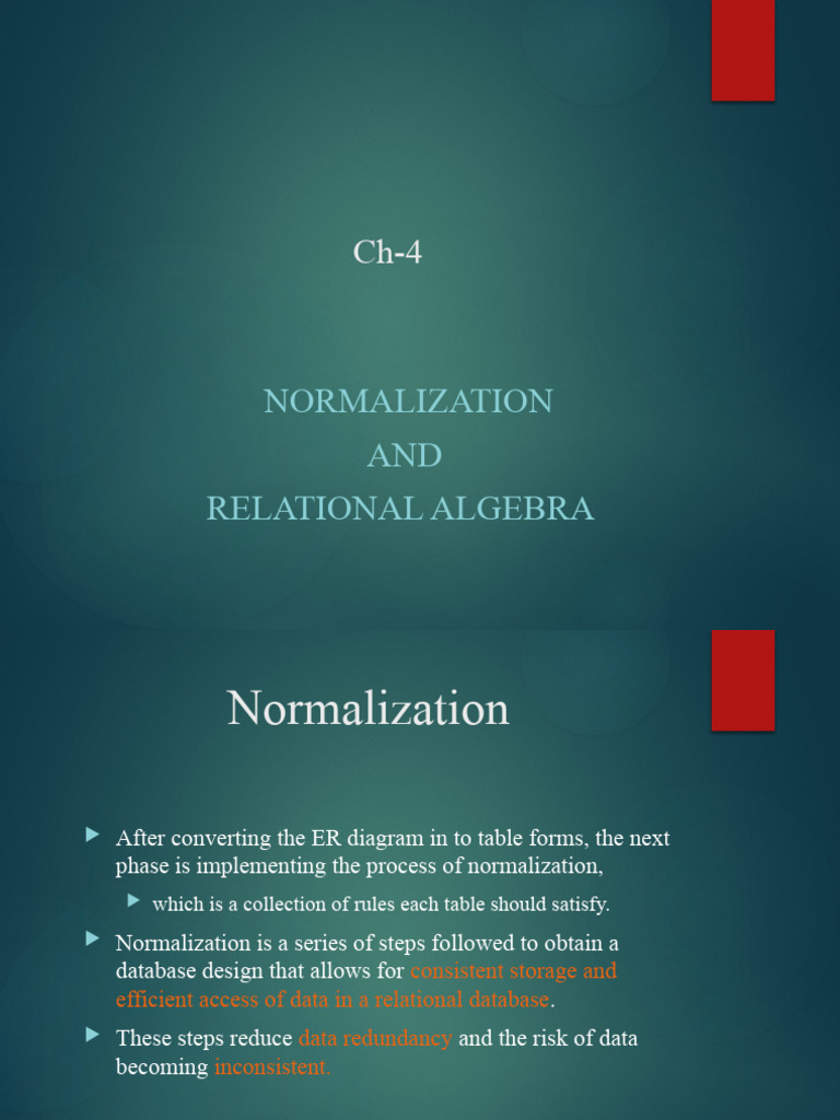 ch4 Slide | PDF | Relational Model | Data Management Software