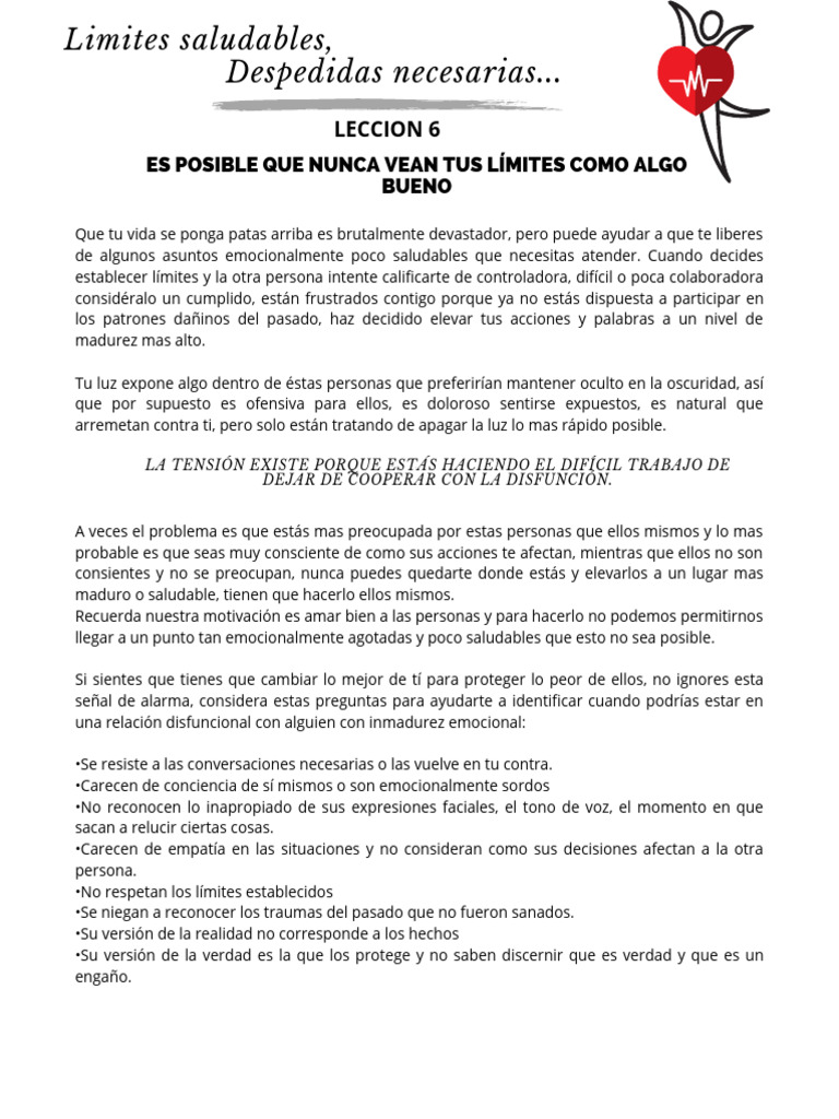 Cómo establecer límites saludables en relaciones | PDF | Verdad | Sicología