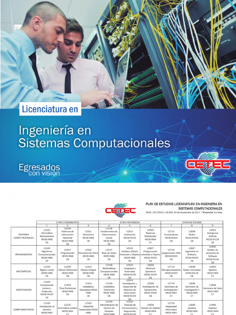 Ingenieria en Sistemas Computacionales | PDF