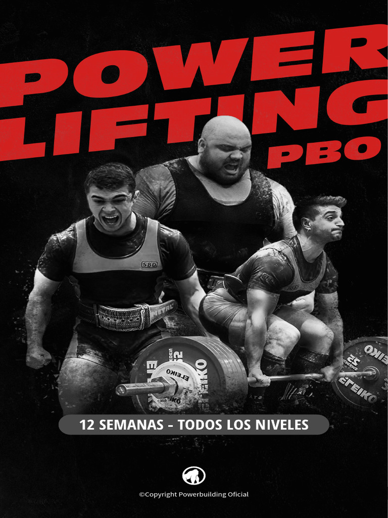 Powerlifting PBO 12weeks (4592) | PDF | Entrenamiento de fuerza | Aptitud física