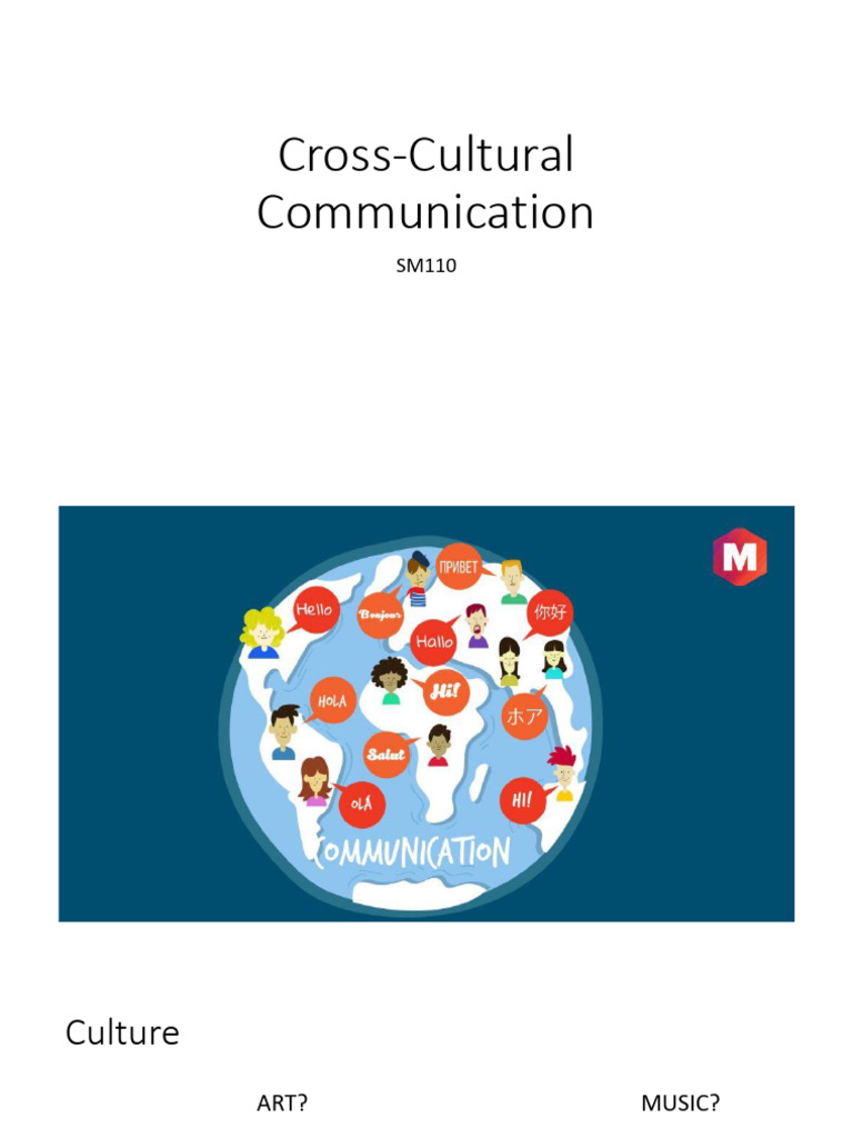 Section 3 Cross-Cultural Communication For EXAM | PDF | Communication ...